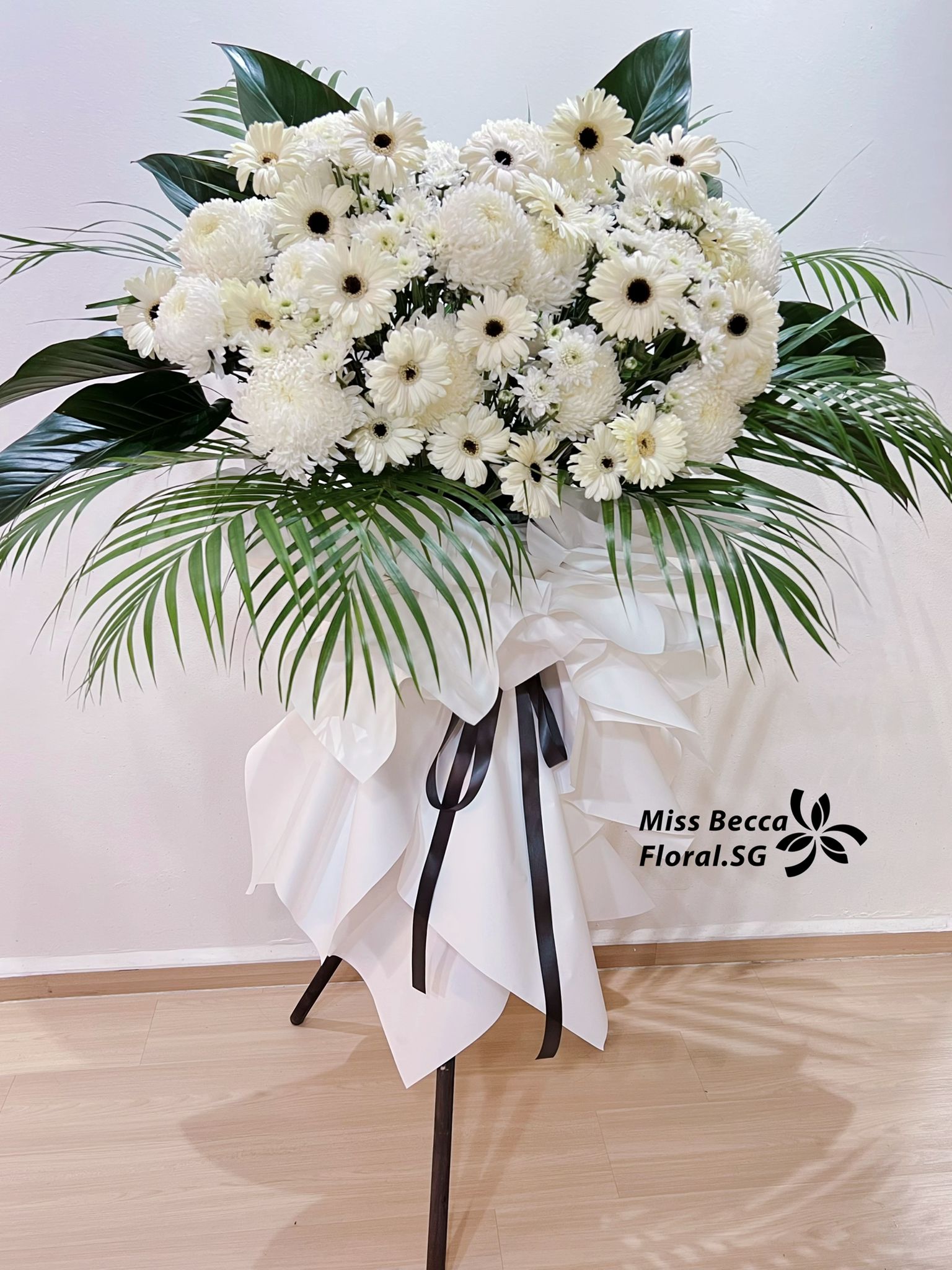 CONDOLENCE FLOWERS – missbeccafloralsg